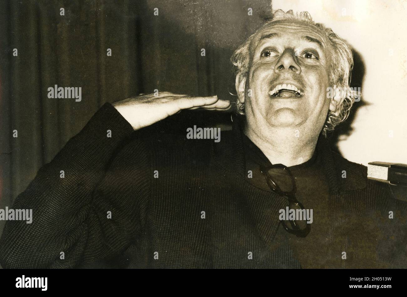 Italian film and stage actor Dario Fo, 1970s Stock Photo - Alamy