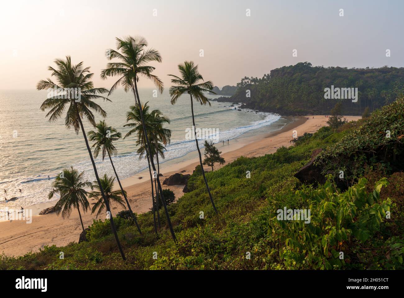 Sunset at Cabo de Rama Beach Goa Stock Photo - Alamy