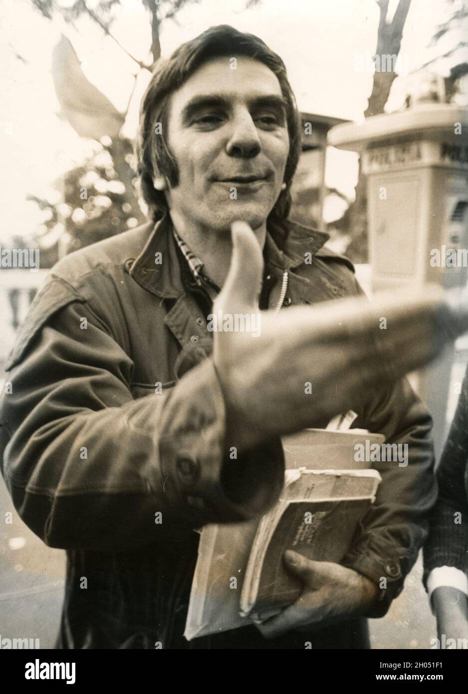 German sociologis and marxist activist Rudi Dutschke, 1970s Stock Photo ...
