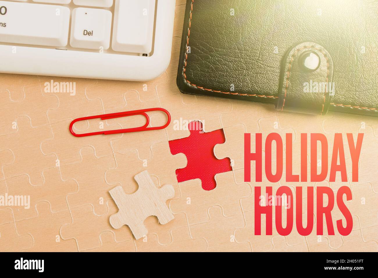 Text caption presenting Holiday Hours. Business approach Overtime work ... Text caption presenting Holiday Hours. Business approach Overtime work ...