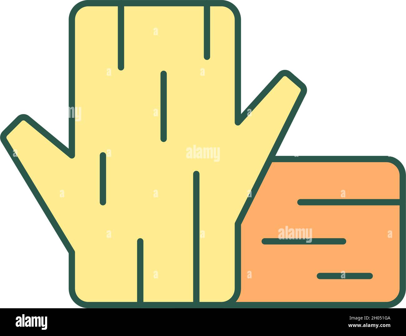 Treated wood RGB color icon Stock Vector Image & Art - Alamy