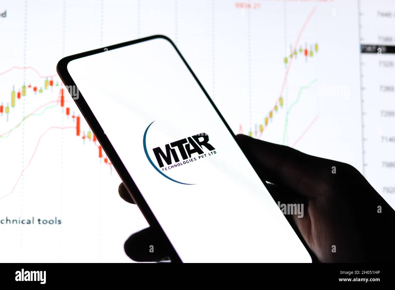 West Bangal, India - October 09, 2021 : MTAR Technologies logo on phone ...