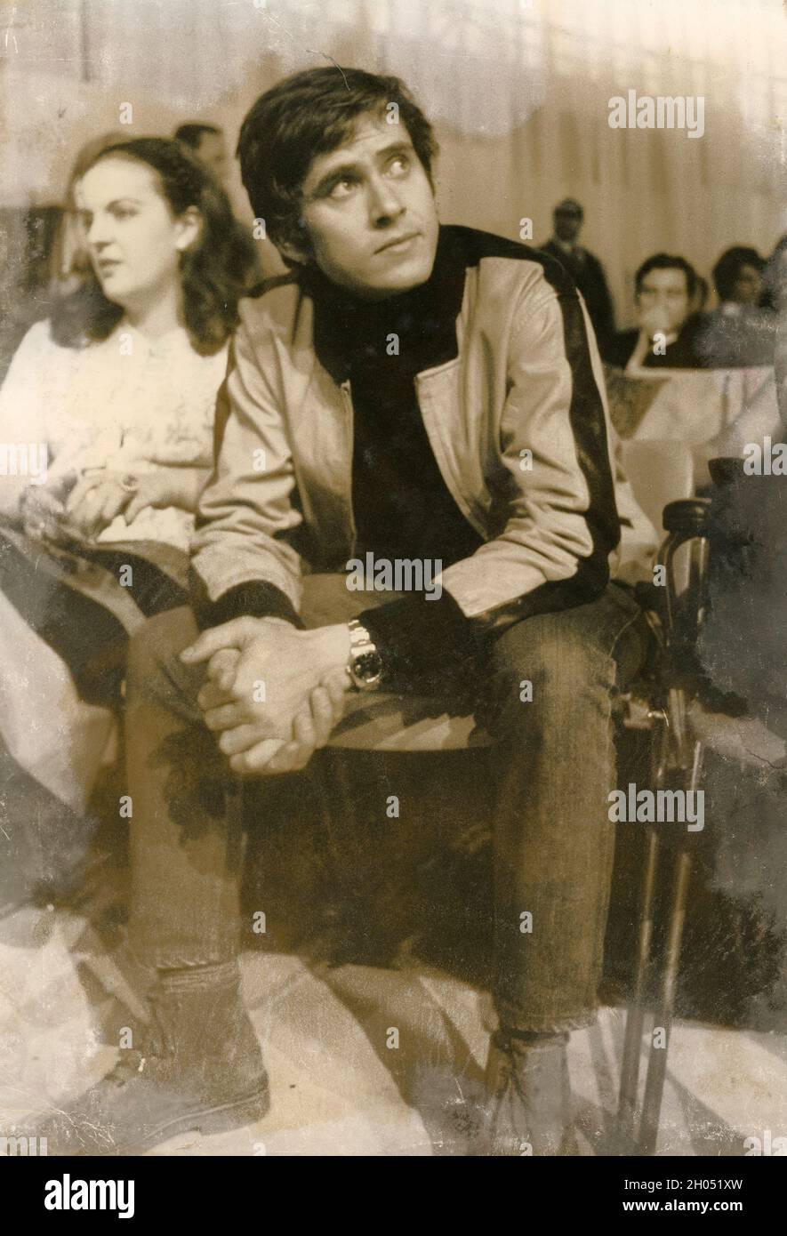 Italian singer Gianni Morandi, 1970s Stock Photo - Alamy