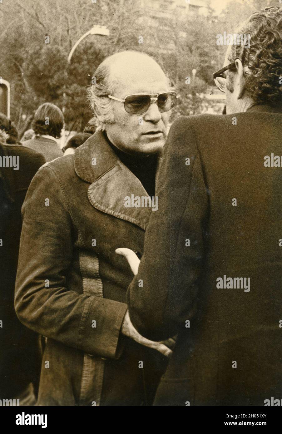 Italian film, stage, and TV actor Turi Ferro, 1970s Stock Photo - Alamy