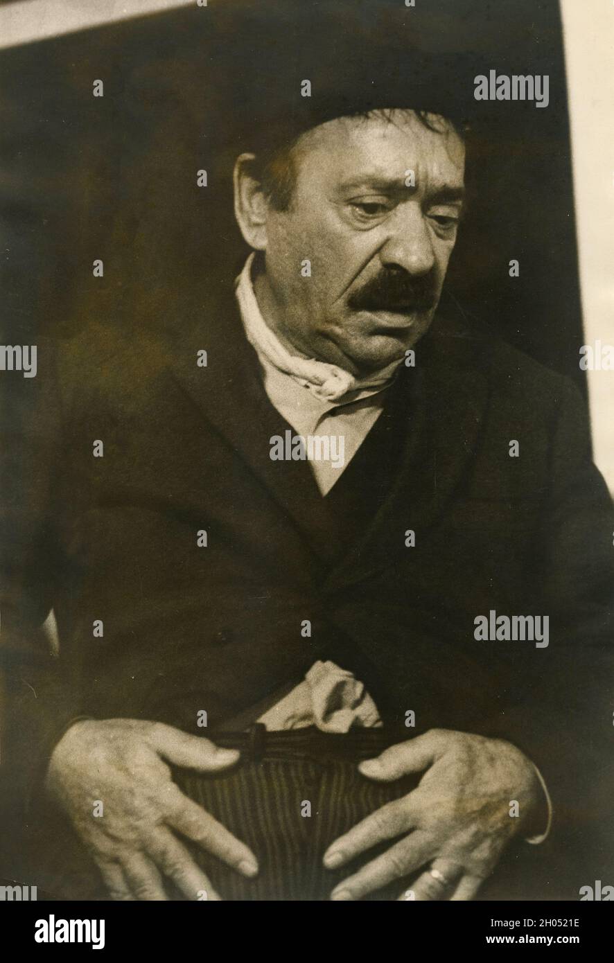 Italian film actor Umberto Spadaro, 1970s Stock Photo - Alamy