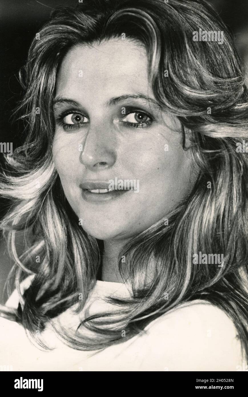 Italian television presenter Ramona Dell'Abate, 1980s Stock Photo - Alamy