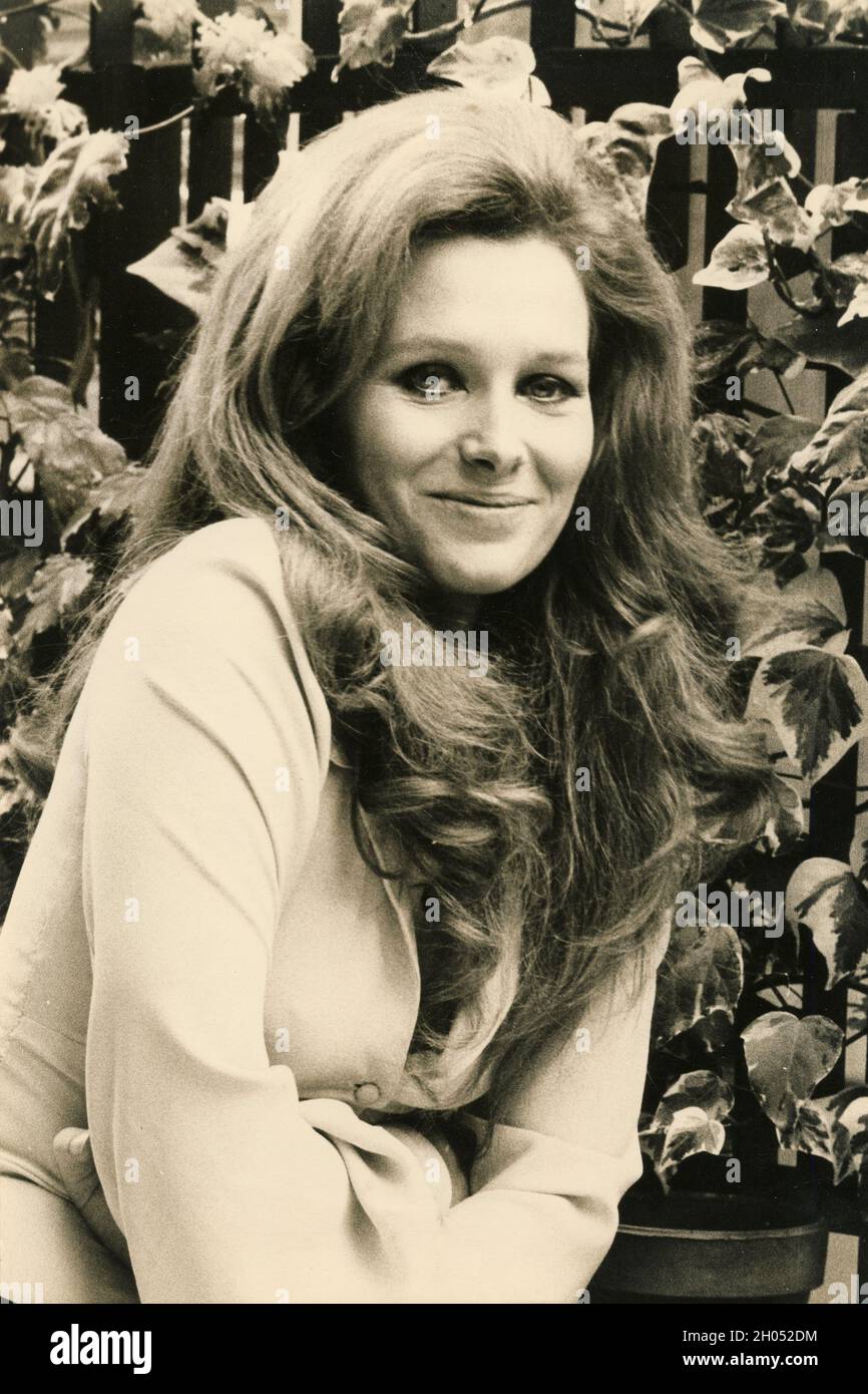 Italian film actress Erika Blanc, 1970s Stock Photo - Alamy