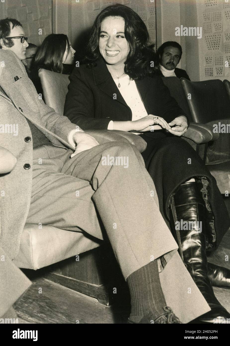Italian film actress Marilù Tolo, Italy 1970s Stock Photo - Alamy
