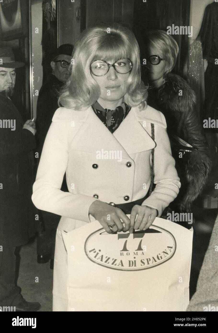 Italian film actress Monica Vitti, Italy 1970s Stock Photo - Alamy
