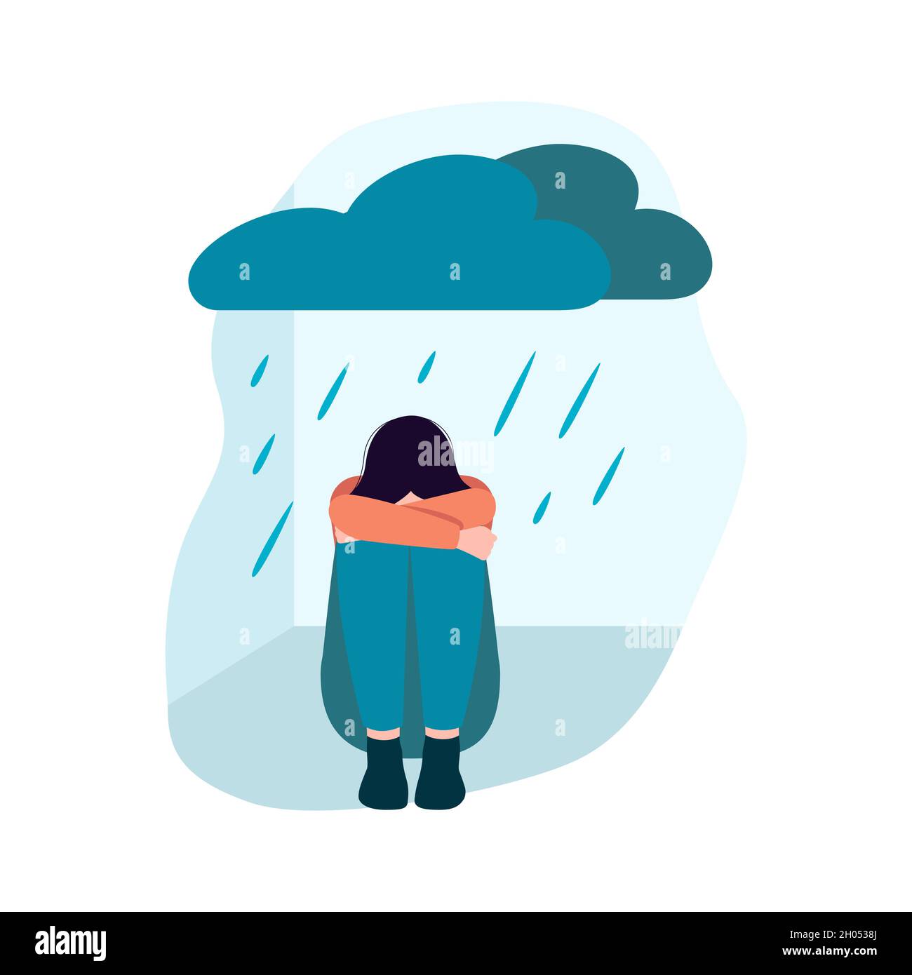 People with different mental problems. Psychological issues Stock ...