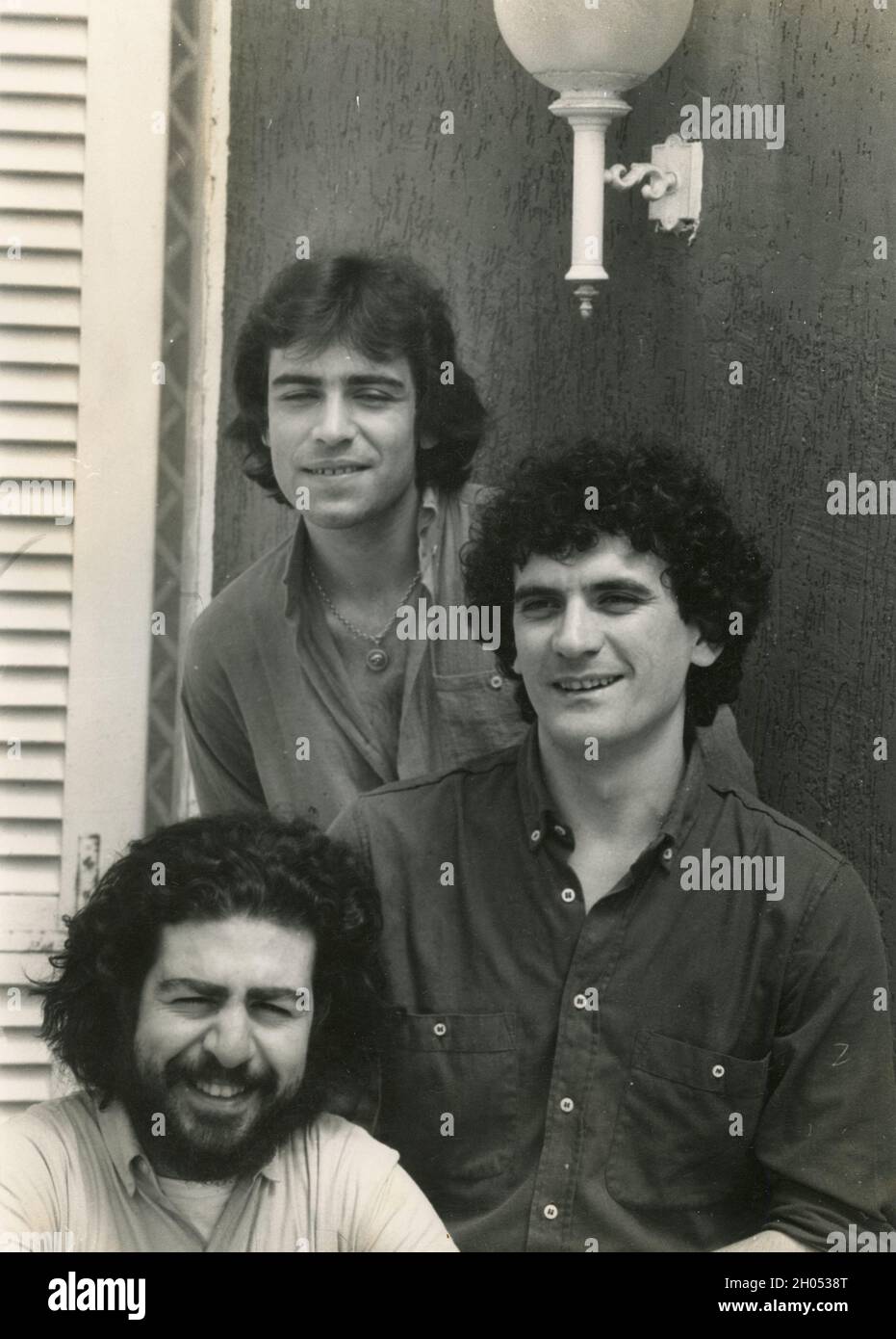 Italian cabaret group La Smorfia, 1970s Stock Photo - Alamy