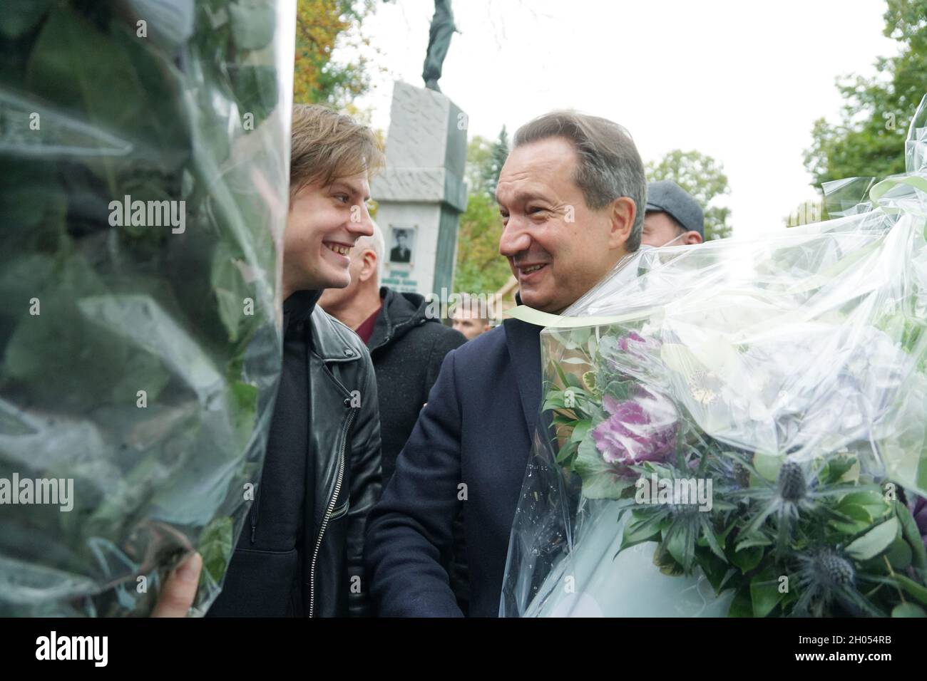 September 27, 2021. - Russia, Moscow. - A ceremony to unveil a ...