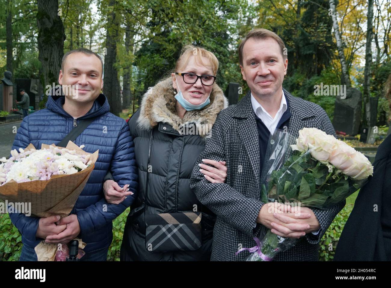 September 27, 2021. - Russia, Moscow. - A ceremony to unveil a ...