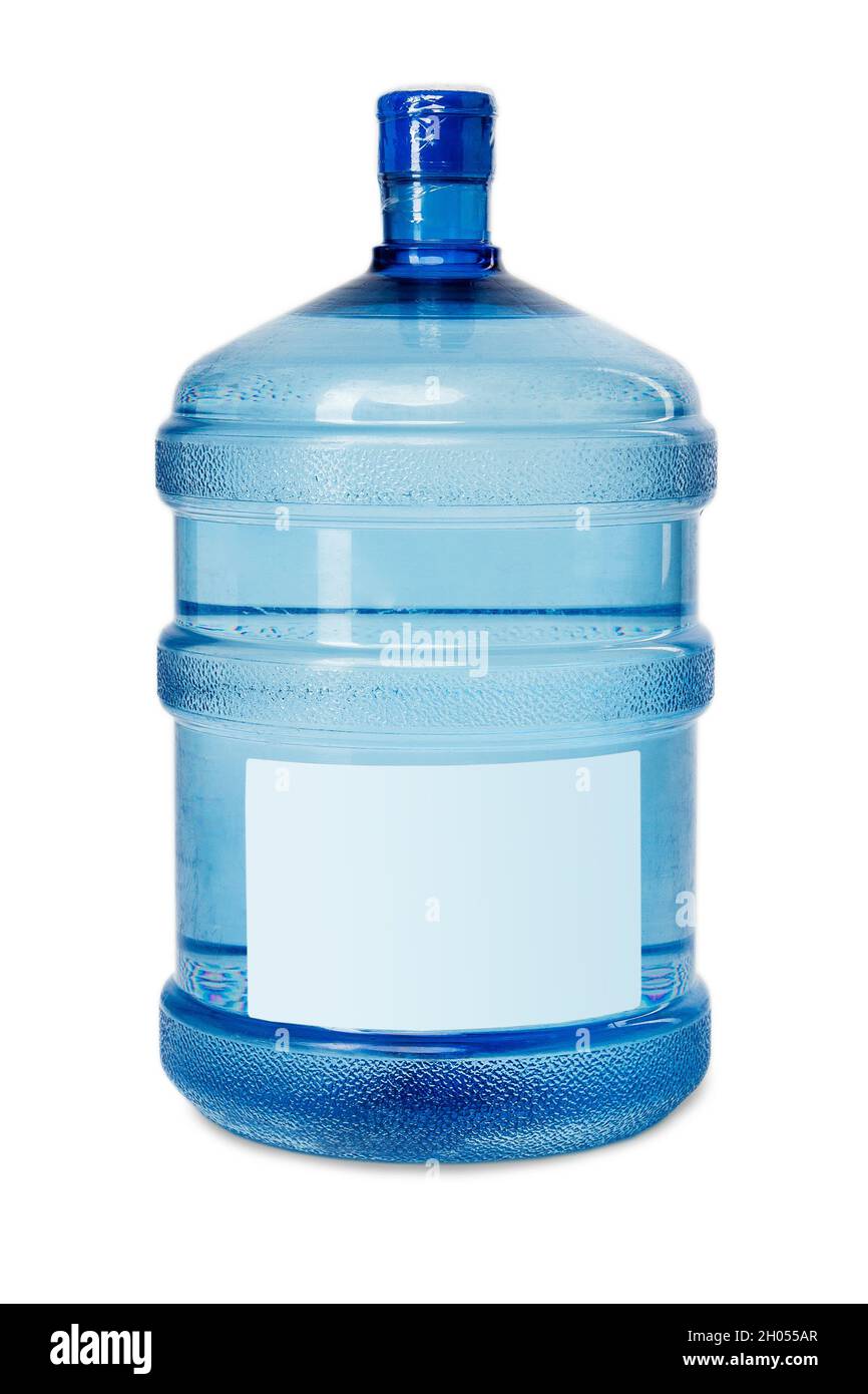 Large bottle of water isolated on white background Stock Photo - Alamy