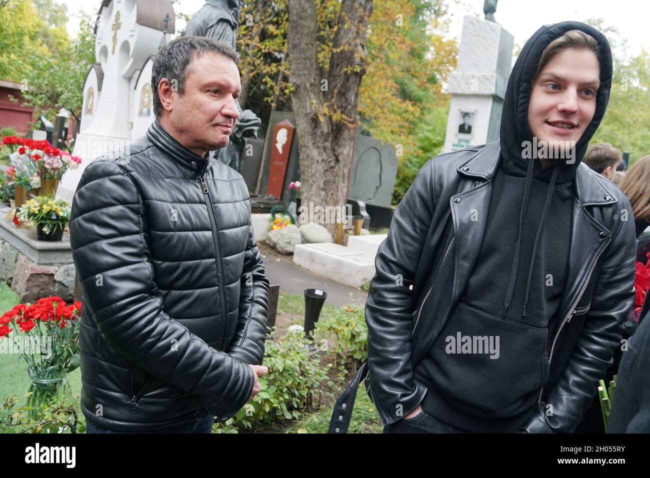 September 27, 2021. - Russia, Moscow. - A ceremony to unveil a ...