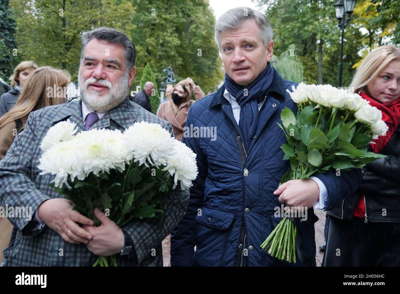 September 27, 2021. - Russia, Moscow. - A ceremony to unveil a ...