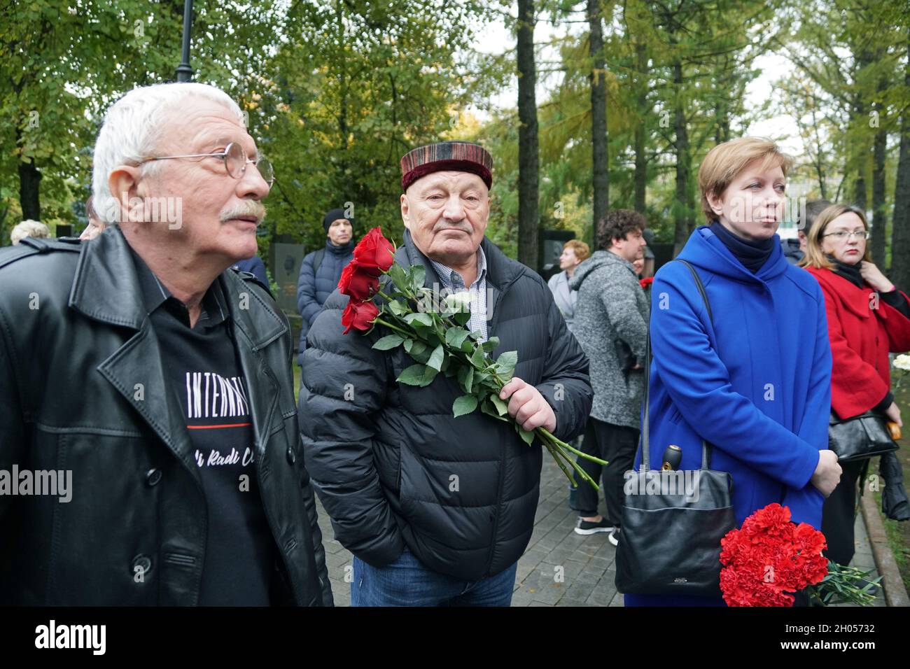 September 27, 2021. - Russia, Moscow. - A ceremony to unveil a ...
