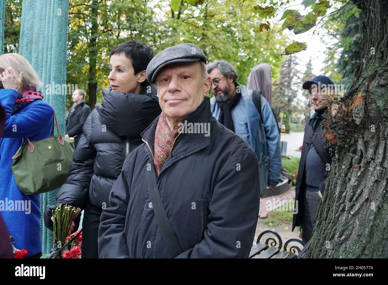 September 27, 2021. - Russia, Moscow. - A ceremony to unveil a ...