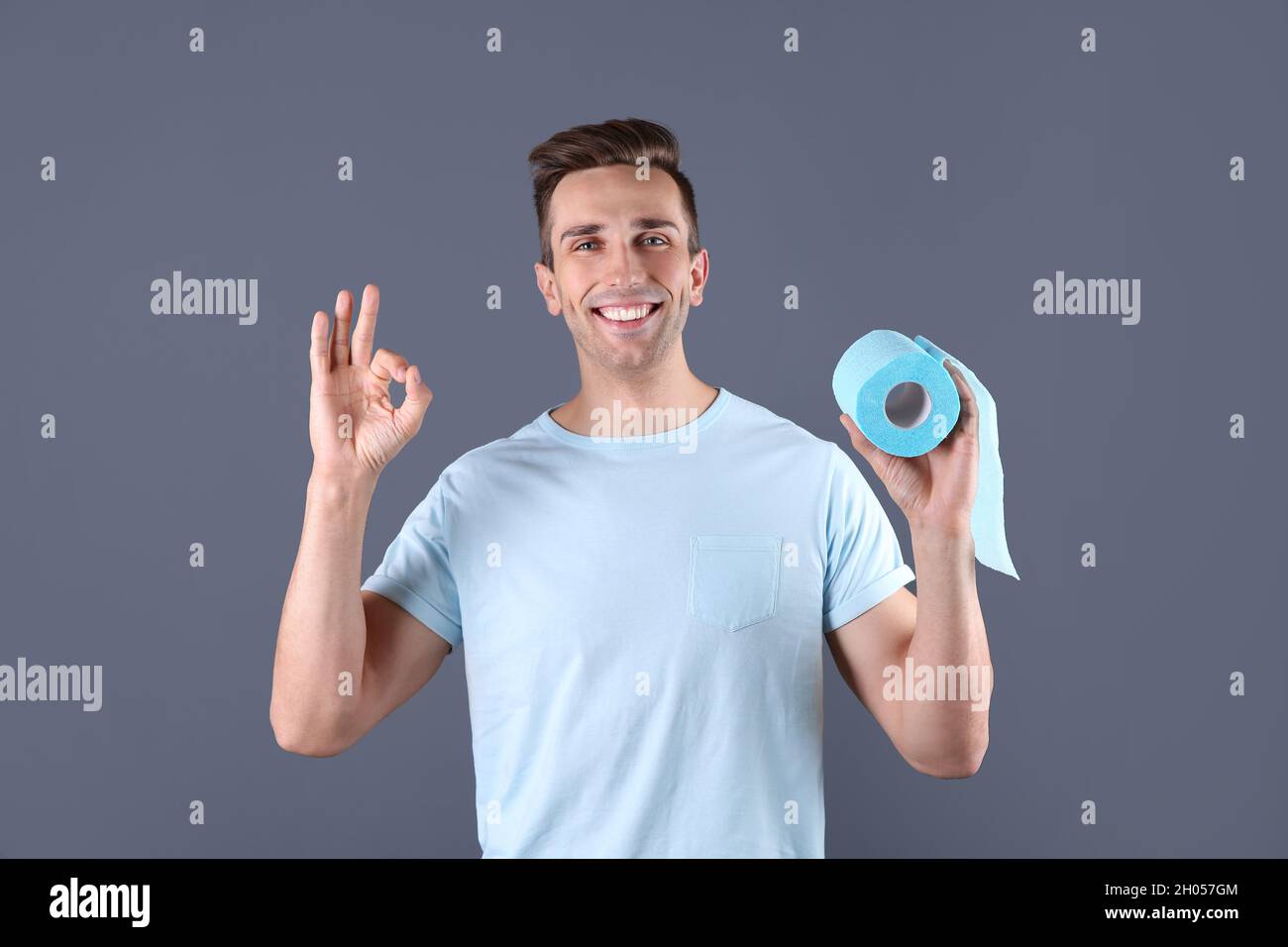 Happy toilet loo roll hi-res stock photography and images - Alamy