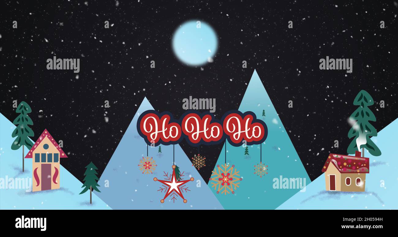 Image ho text snow hi-res stock photography and images - Alamy
