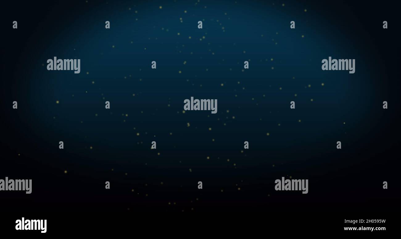 Image of white spots floating on blue background Stock Photo - Alamy