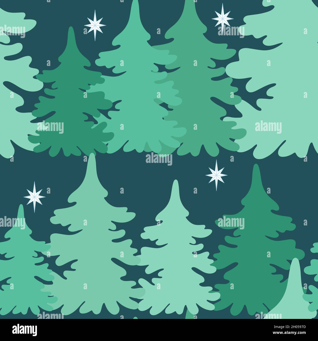 Dense pine tree pattern vector hi-res stock photography and images - Alamy