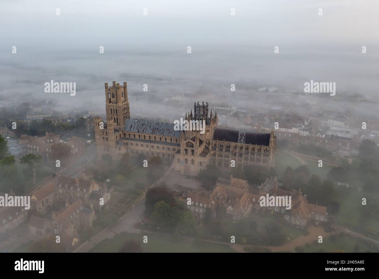 Aerial view ely cathedral hi-res stock photography and images - Alamy