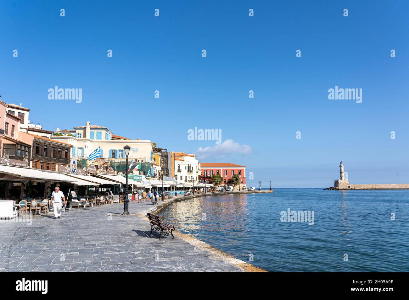 Hania chania old town lighthouse hi-res stock photography and images ...
