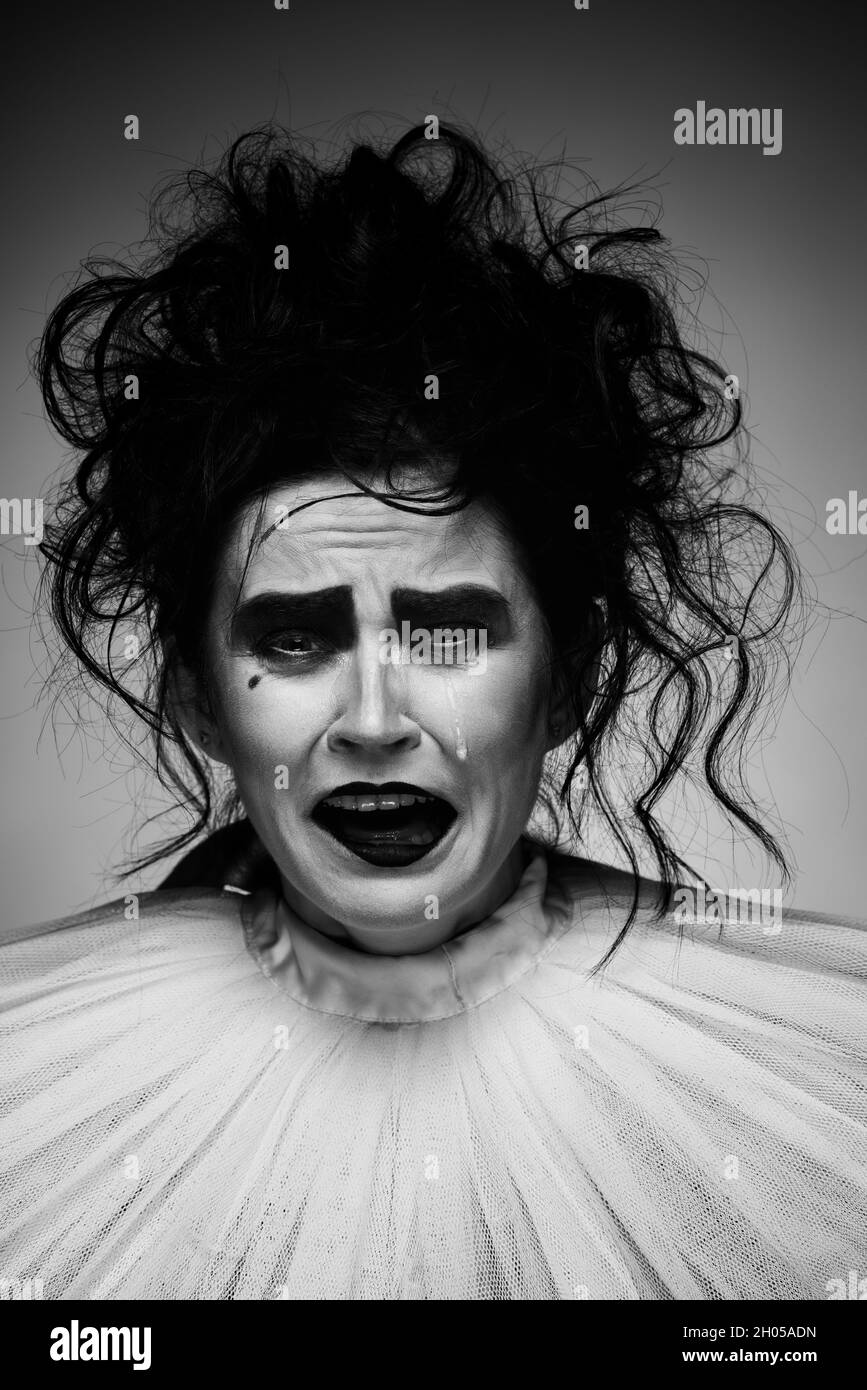 Vintage Woman Crying