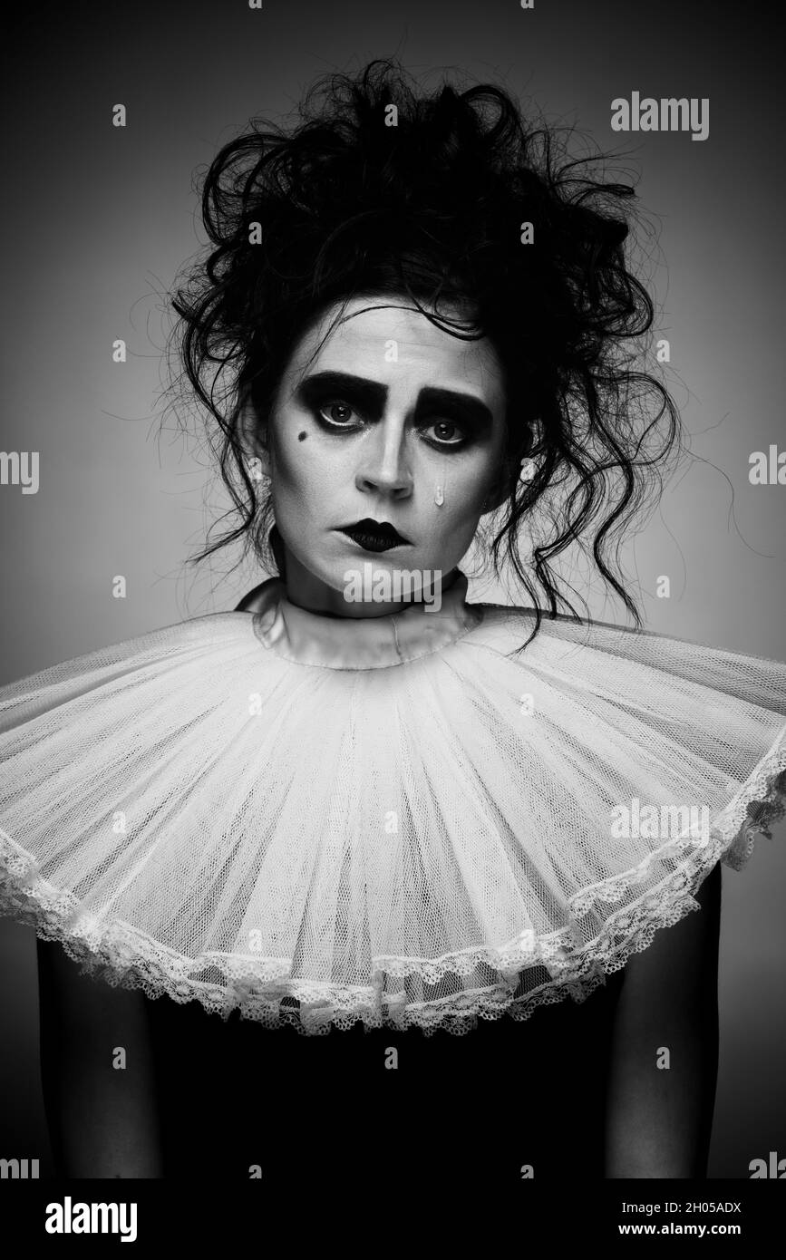 Vintage Woman Crying