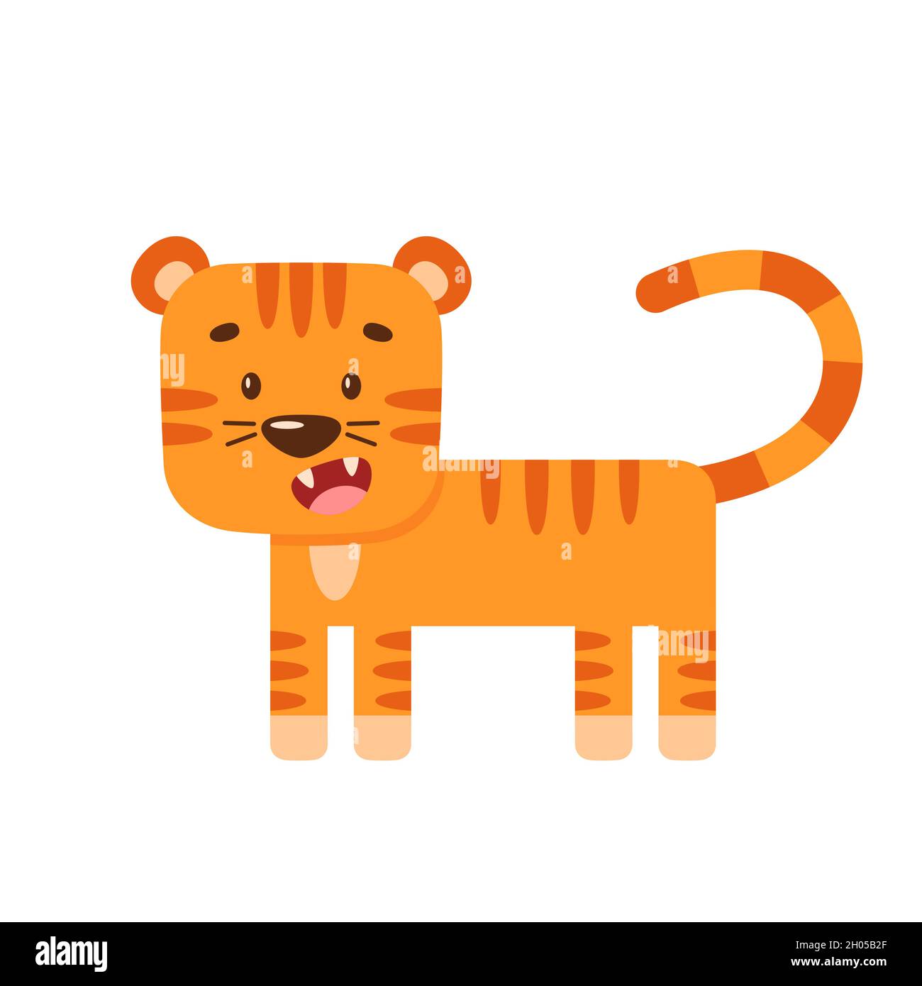Cartoon Circus Tiger