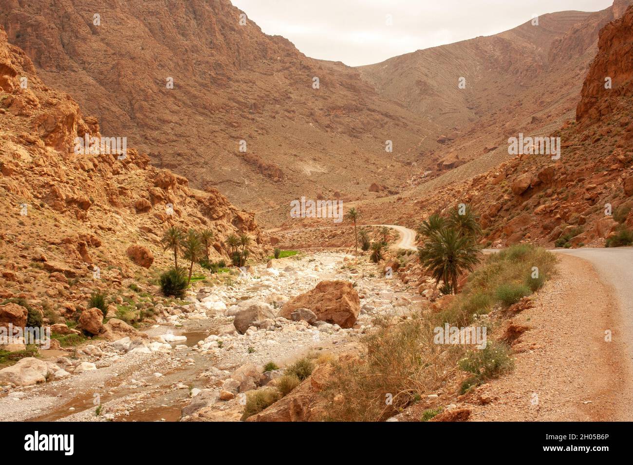 Sahara Desert Landscape Photographed in Morocco Stock Photo - Alamy