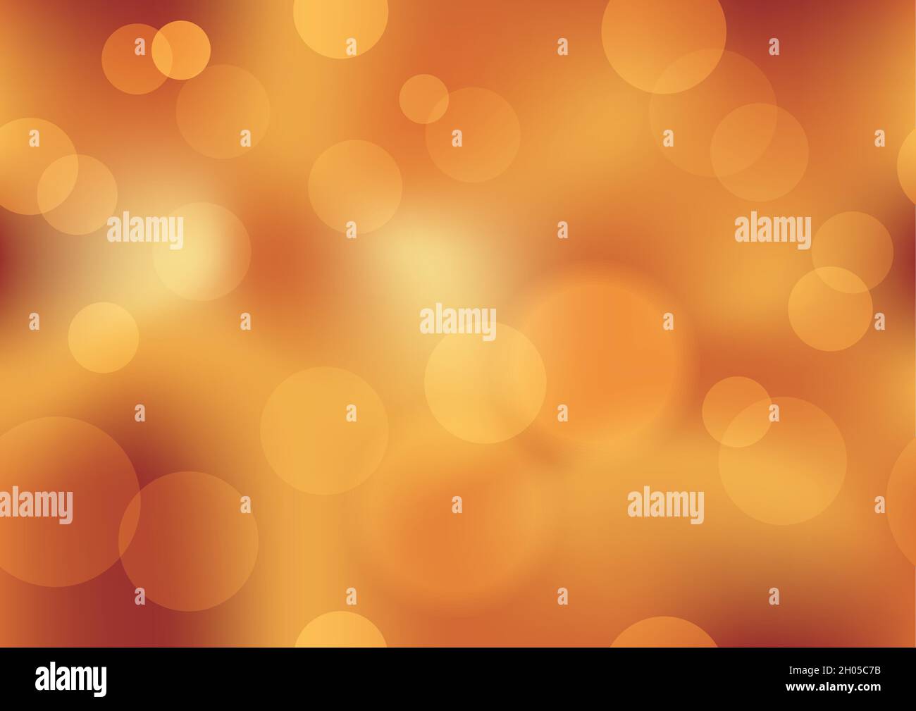 Seamless Orange Abstract Background With Lights And Defocused Halo ...