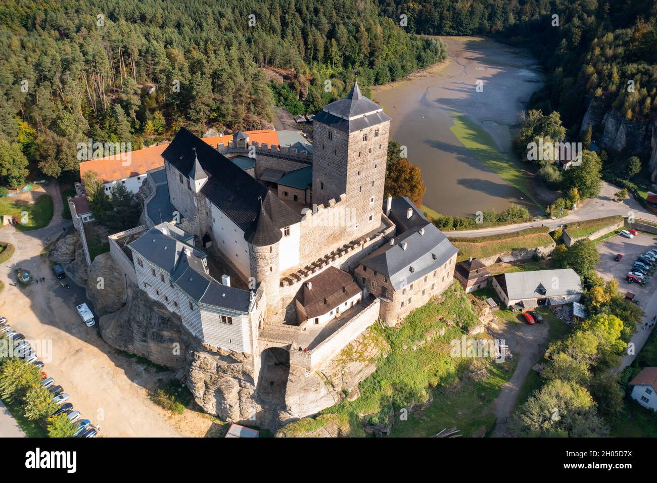 Gotický hrad Kost u Sobotky, Cesky raj, Ceska republika / gothic castle ...