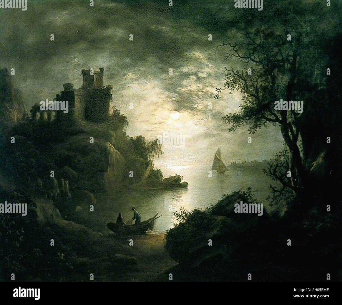 Vintage Gothic art painting Stock Photo - Alamy