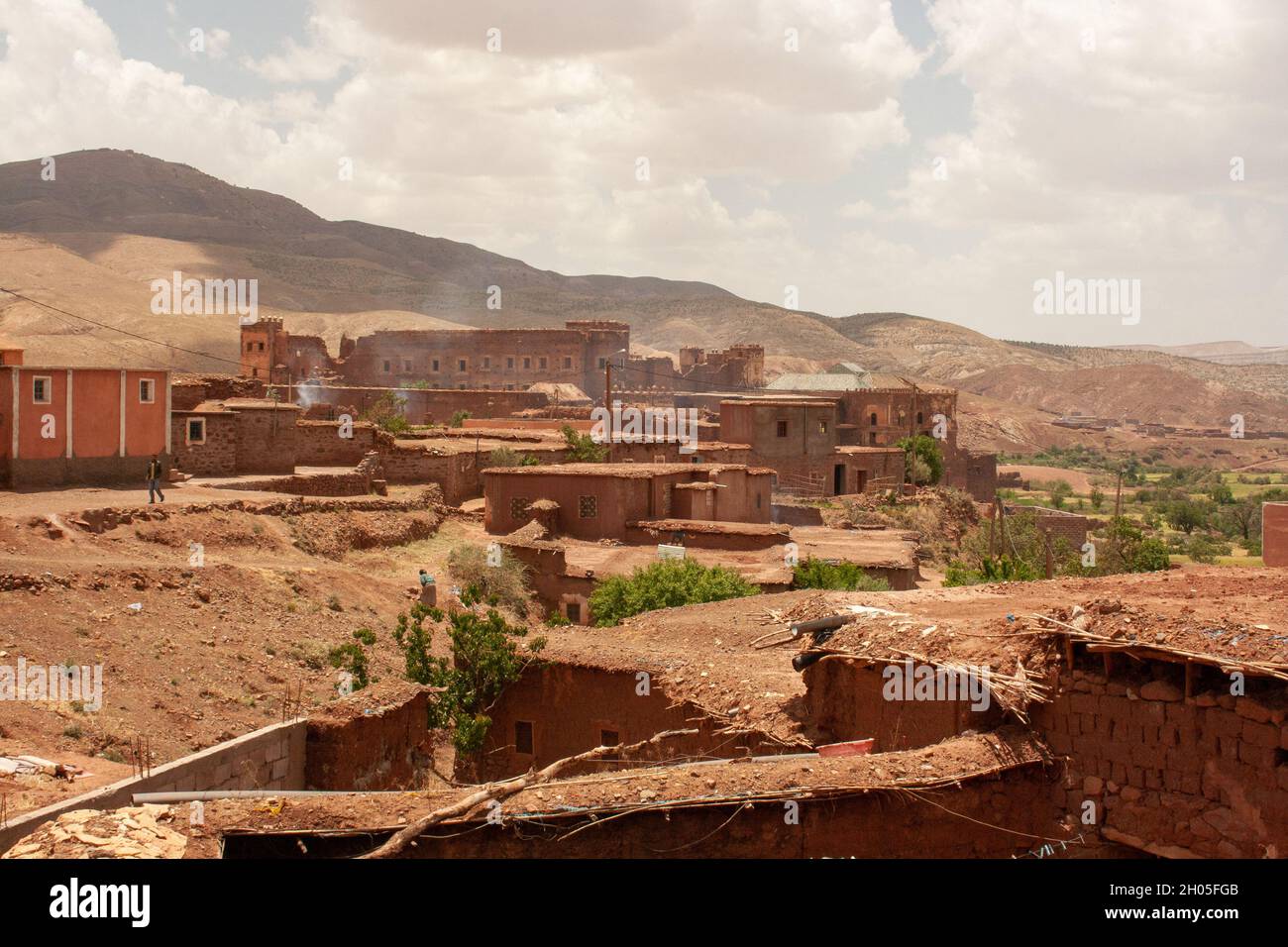 Landscape and scenery near the town of Asni is a small town in the ...