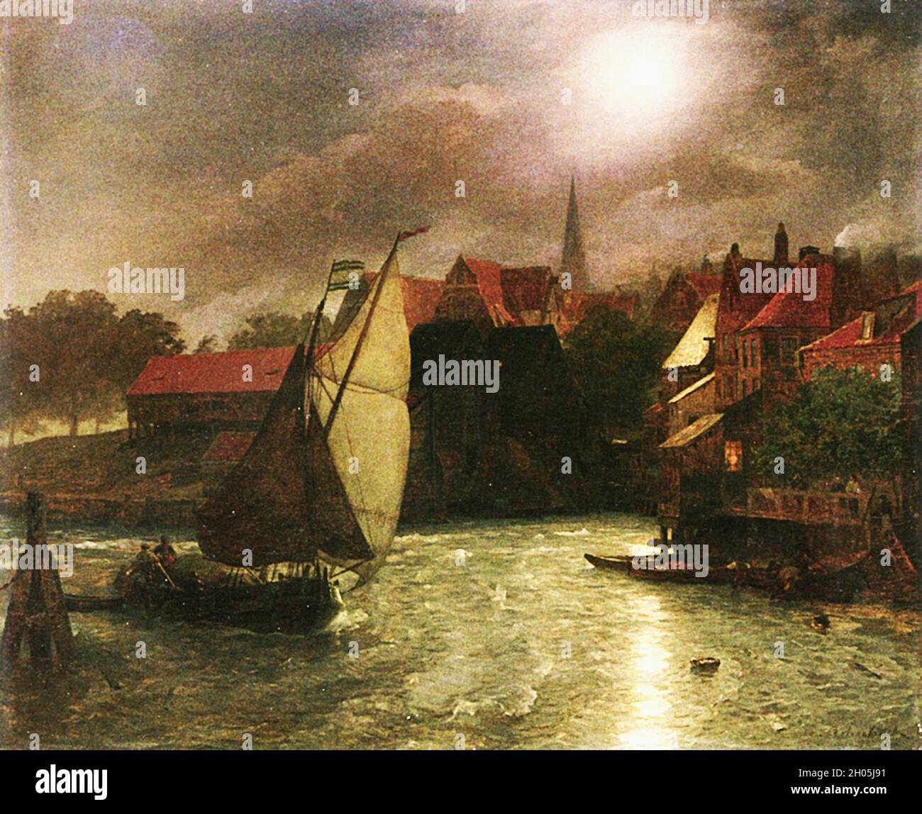 Vintage Gothic art painting Stock Photo - Alamy