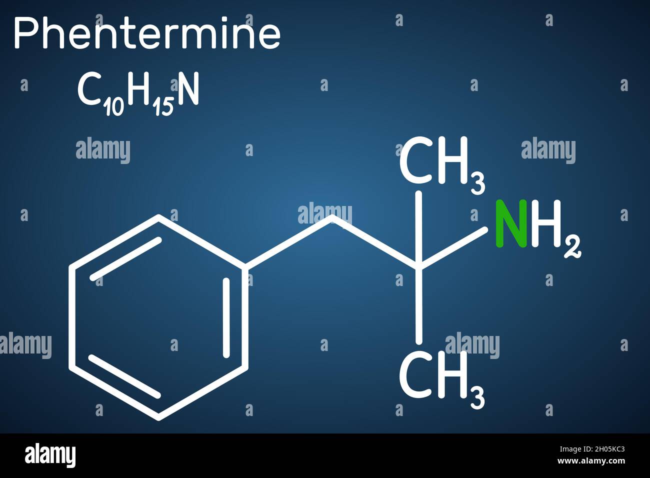 Structural formula of amphetamine Stock Vector Images - Alamy