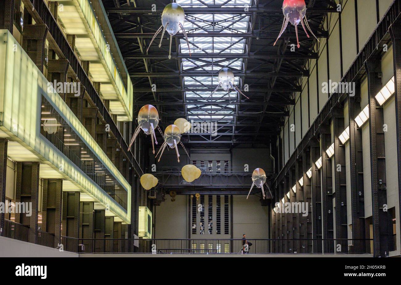 Tate Modern, London UK. 11 October 2021. Hyundai Commission: Anicka Yi ...