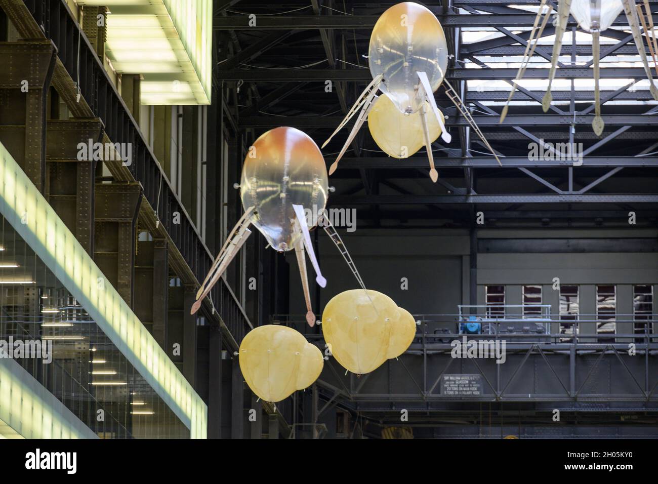 Tate Modern, London UK. 11 October 2021. Hyundai Commission: Anicka Yi ...