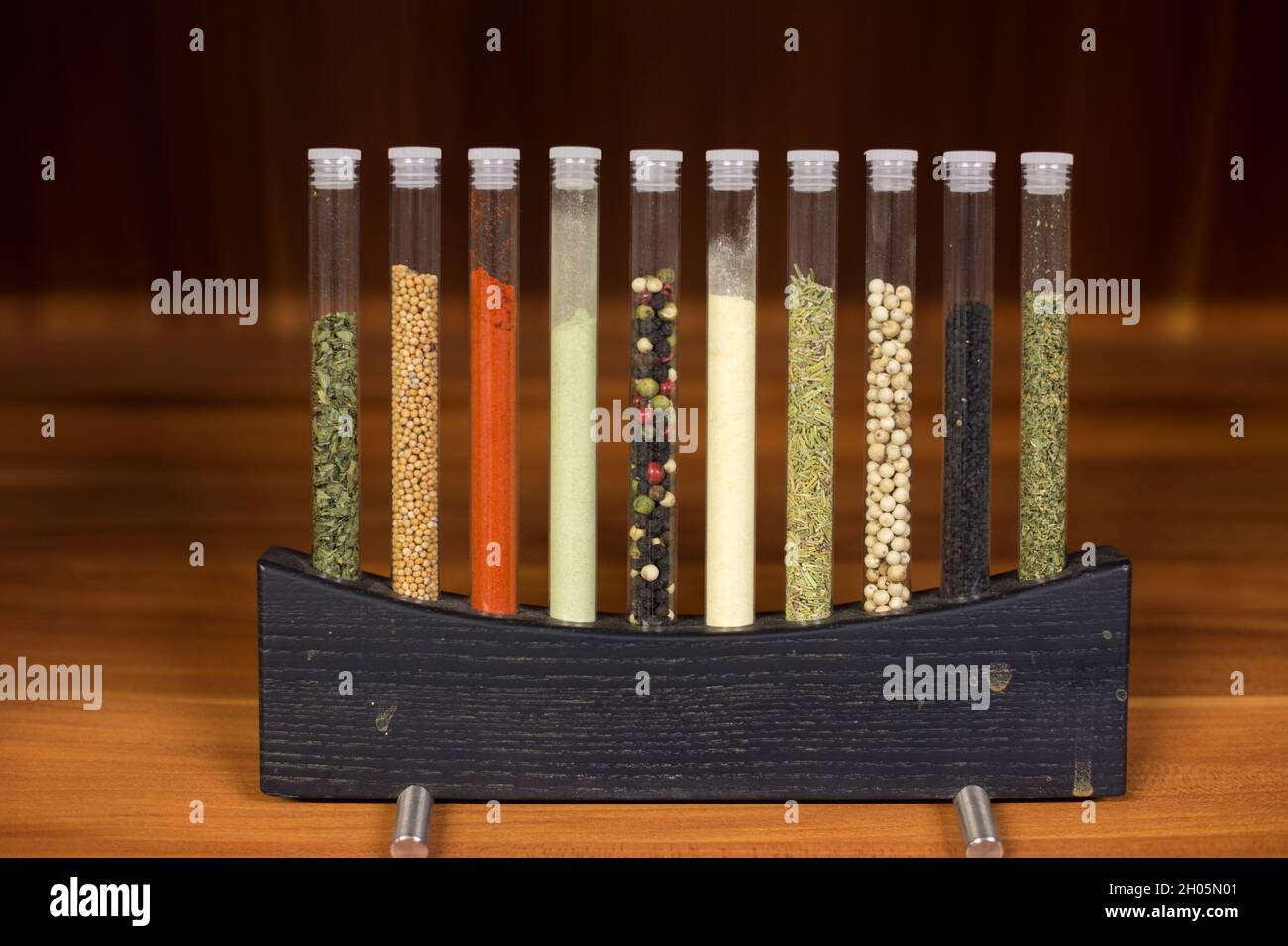 Glass tubes with spices hi-res stock photography and images - Alamy
