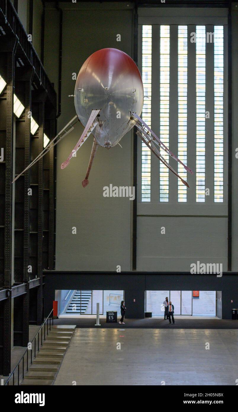 Tate Modern, London UK. 11 October 2021. Hyundai Commission: Anicka Yi ...