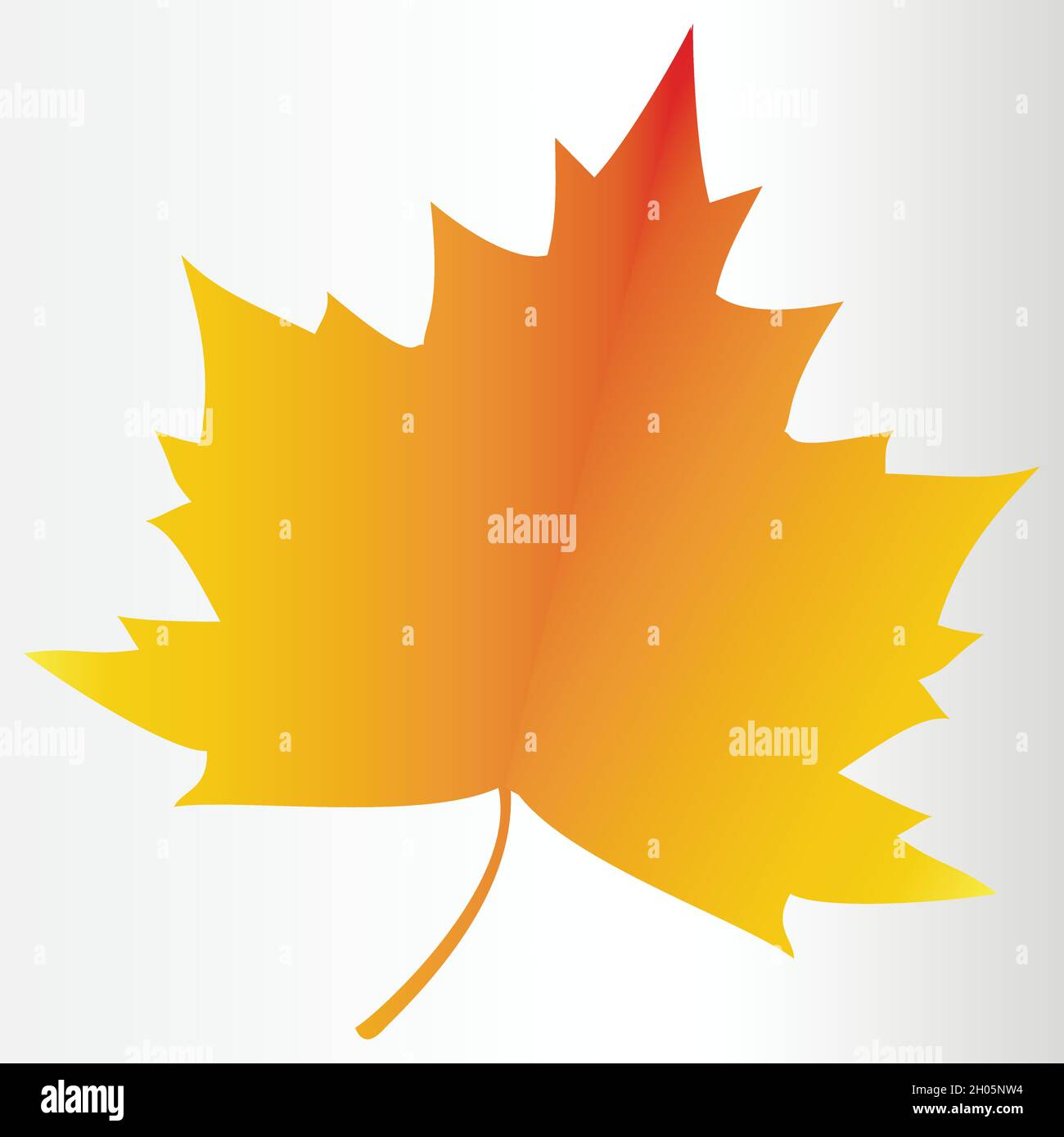 Gold tree leave fall Stock Vector Images - Alamy