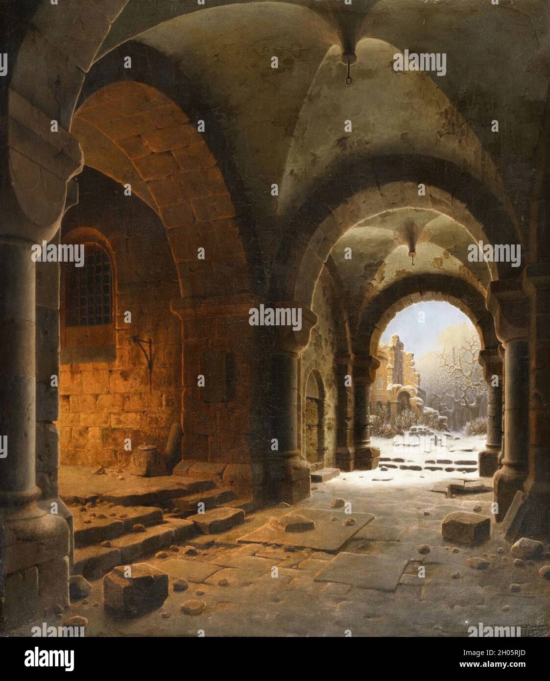 Vintage Gothic art painting Stock Photo - Alamy