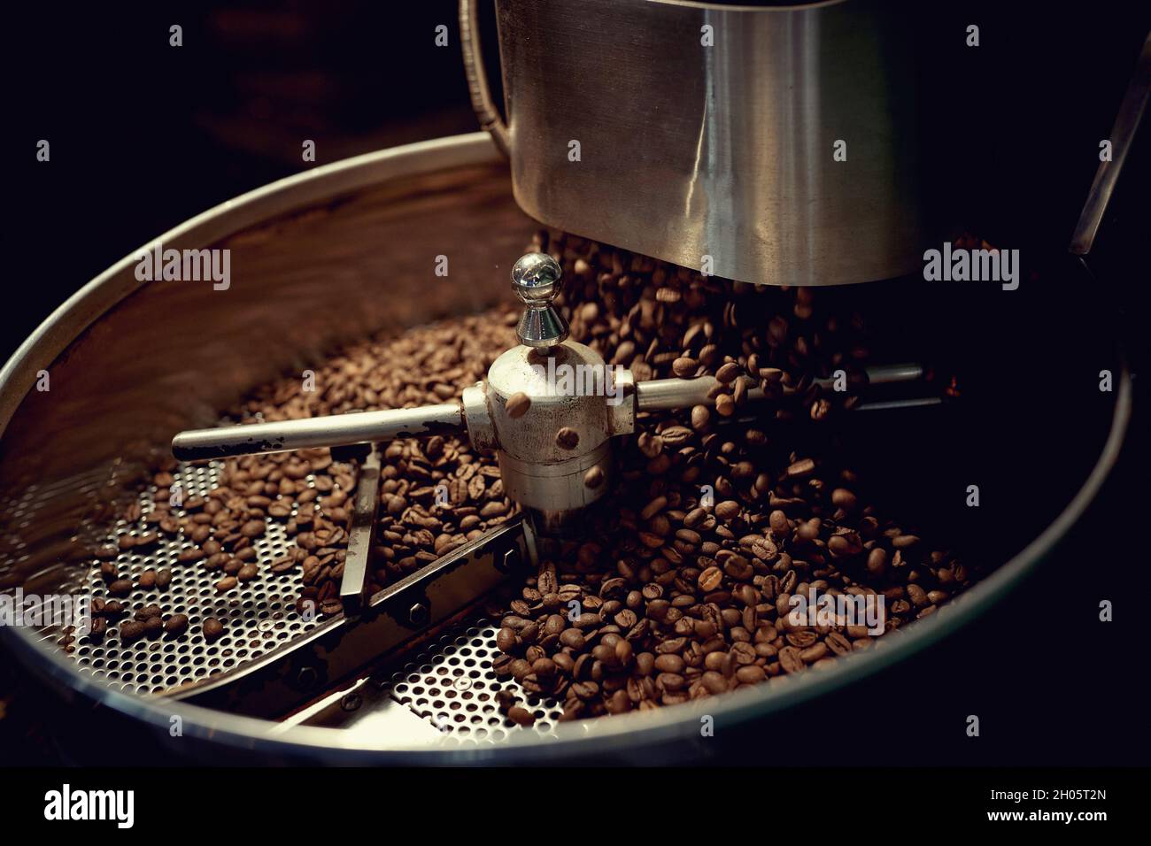 Mixing process during coffee hi-res stock photography and images - Alamy