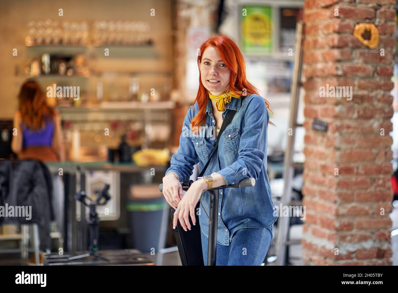 Beautiful female employee hi-res stock photography and images - Alamy