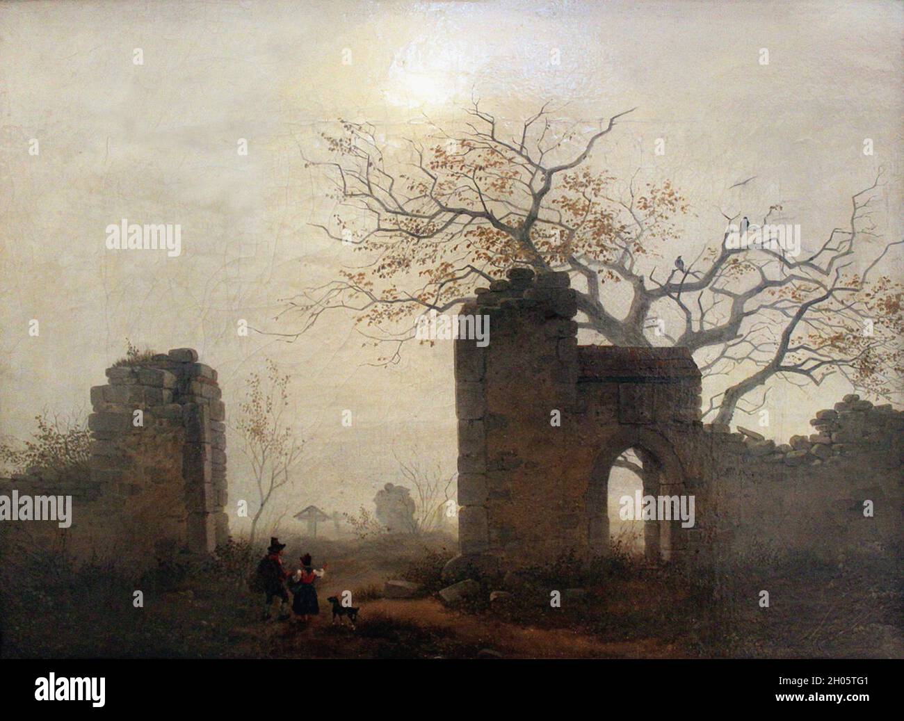 Vintage Gothic art painting Stock Photo - Alamy
