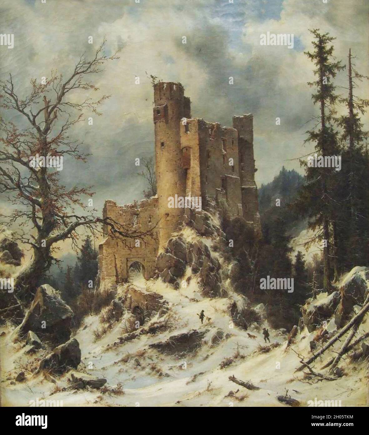 Vintage Gothic art painting Stock Photo - Alamy