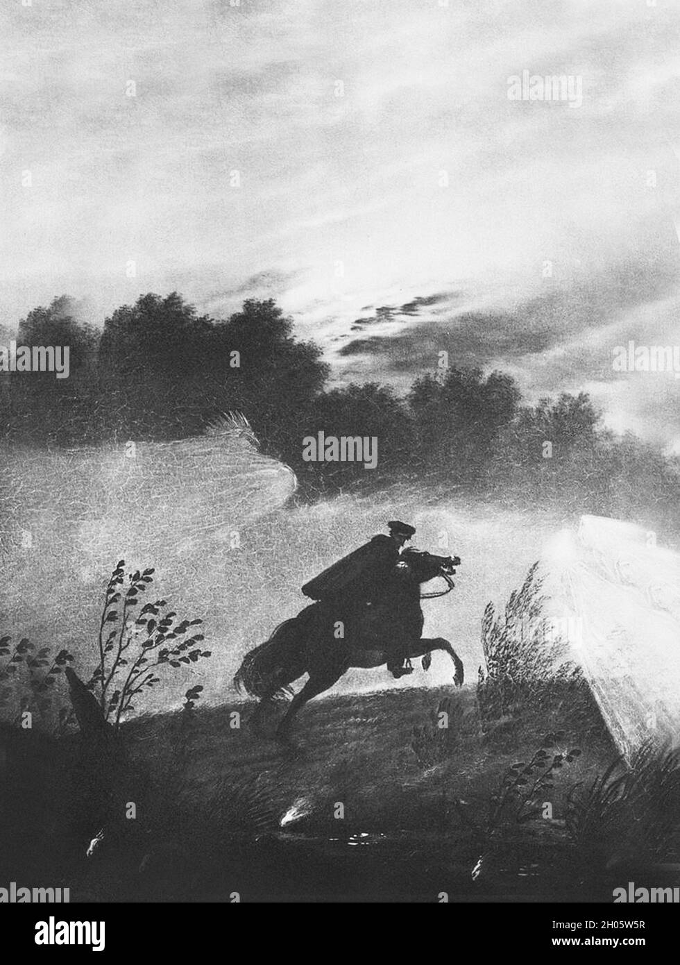 Vintage Gothic art painting Stock Photo - Alamy