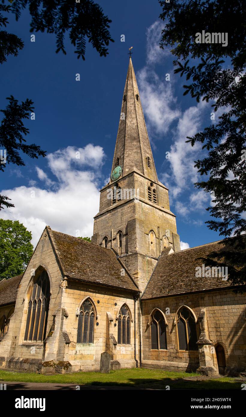 UK, Gloucestershire, Cheltenham, St Mary’s Medieval church, the Minster ...